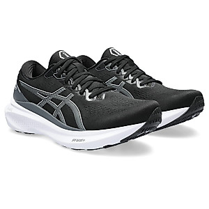ASICS Men's GEL-KAYANO 30 Running Shoes, 10, BLACK/SHEET ROCK