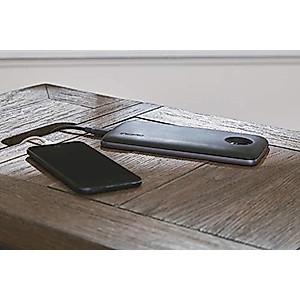 Signature Design by Ashley Tyler Creek Rustic Chair Side End Table with Pull-Out Tray & USB Ports, Brown