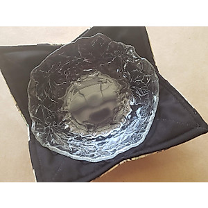 Money Microwave Bowl Cozy Cash Reversible Microwaveable Soup Potholder Bowl Buddy Dollar Bills Kitchen Linens Finance Econ Teacher Gifts Handmade Housewarming Hostess Gift Under 10