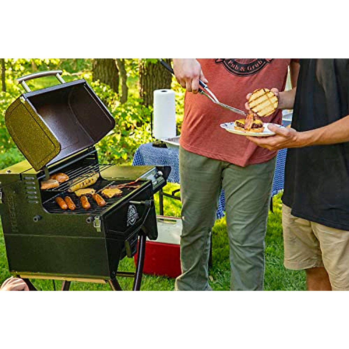 PIT BOSS Mahogany 260 Portable Wood Pellet Grill (PBPEL26010570)