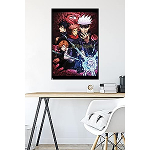 Trends International Jujutsu Kaisen-One Sheet English Wall Poster, 22.375" x 34", Unframed Version