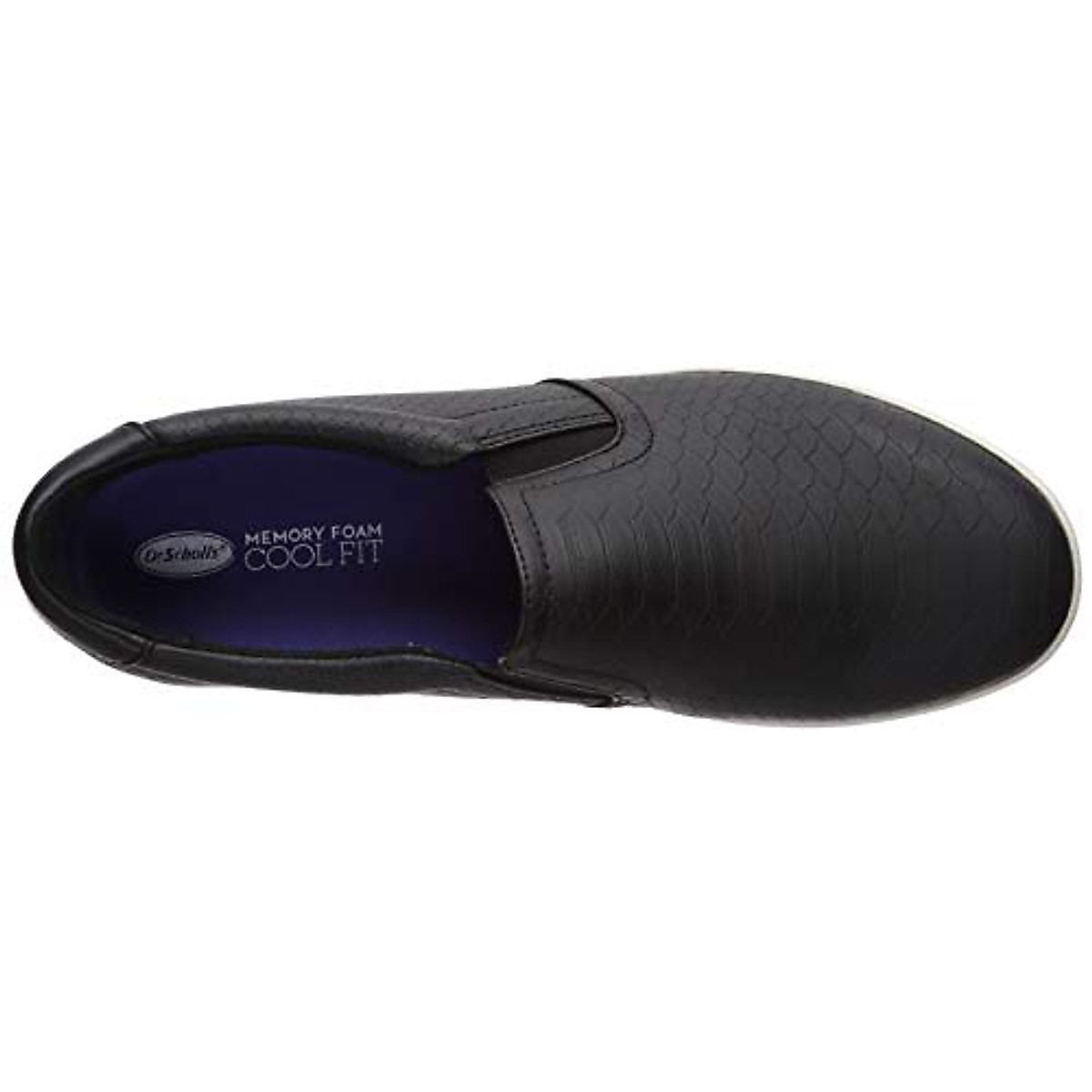 Dr. Scholl's Shoes Women's Madison Slip On Fashion Sneaker, Black, 7 US