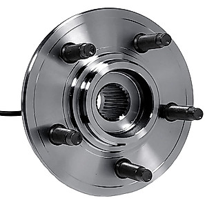 MotorbyMotor 515078 Front Wheel Bearing and Hub Assbmely with 5 Lugs w/ABS Fits for 06-10 Ford Explorer, 07-10 Ford Explorer Sport Trac, 06-10 Mercury Mountaineer Hub Bearing (All Models)