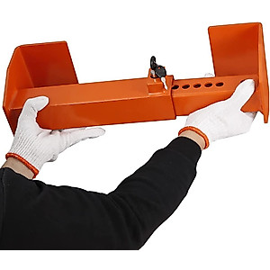 DorBuphan Shipping Container Locks, Heavy Duty Equipment Lock Cargo Door Lock Adjustable Max Length 20.5”, High Security Trailer Lock for Trucks and Containers