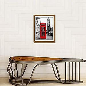 Relwaso 12x16 Frames Made to Display 11x14 Pictures with Mat or 12 x 16 Photo Without Mat, Picture Frames Made of Solid Wood for Vertical or Horizontal Wall Mounting