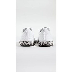 APL: Athletic Propulsion Labs Women's Techloom Wave Sneakers, White/Asteroid/Leopard, 9 Medium US