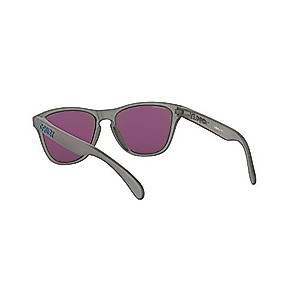 Oakley Youth OJ9006 Frogskins XS Square Sunglasses, Matte Grey Ink/Prizm Sapphire, 53 mm