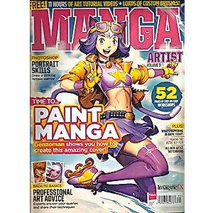 MANGA ARTIST MAGAZINE, ISSUE, 2016 VOL. 3 VIDEO & BRUSHES! NOT INCLUDE