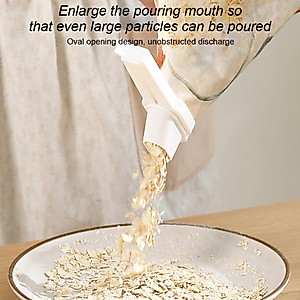 Food Bag Sealing Clip with Pour Spout, Food Bag Clips with Pour Spouts Bag Clips for Food, Bag Sealing Clip with Pour Spout Reusable Plastic Cap Sealer Clips for Small Particle Food Flour