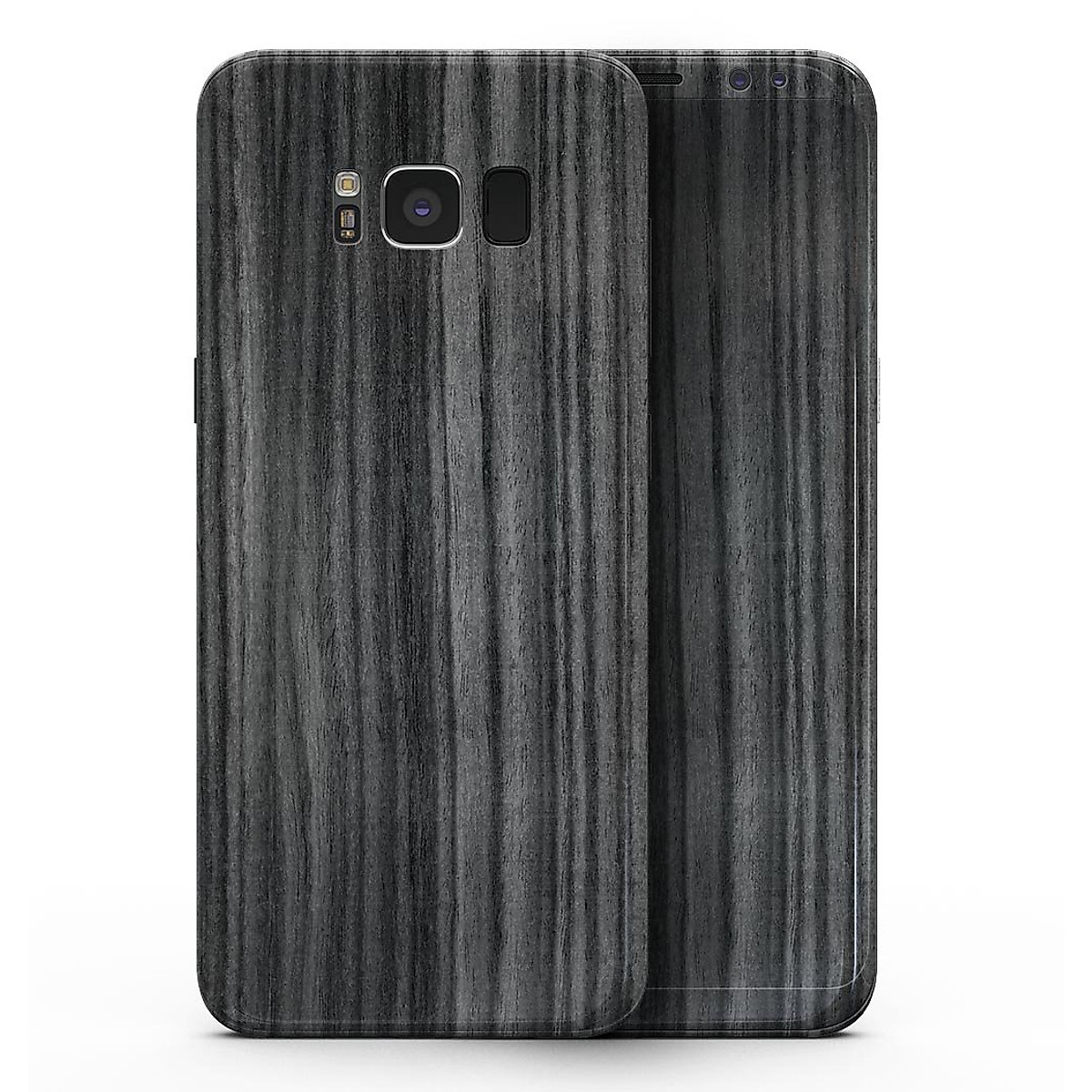 Design Skinz Design Skinz Dark Ebony Woodgrain Full-Body Wrap Decal Skin-Kit for The Galaxy S8