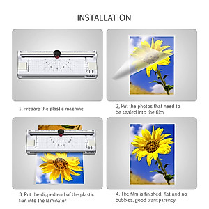 7 in 1 Laminator, Laminator Machine for A3/A4/A6, Laminator Machine with Laminating Sheets 70pouches for Office Home School Use,Paper Trimmer, Corner Rounder Hot &Cold.