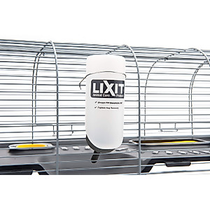 Lixit Wide Mouth BPA-Free Cage Water Bottles for Rabbits, Ferrets, Guinea Pigs, Rats, Chinchillas, Hamsters, Mice, Hedgehogs, Gerbils and Other Small Animals. (Translucent, 8 Ounce Pack of 2)