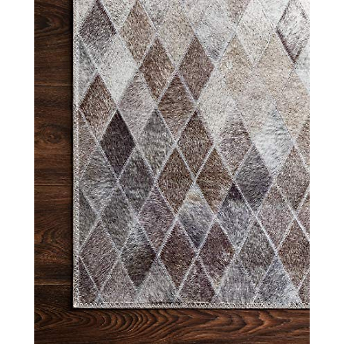 Loloi II Maddox Collection MAD-04 Sand/Taupe, Contemporary 3'-6" x 5'-6" Accent Rug