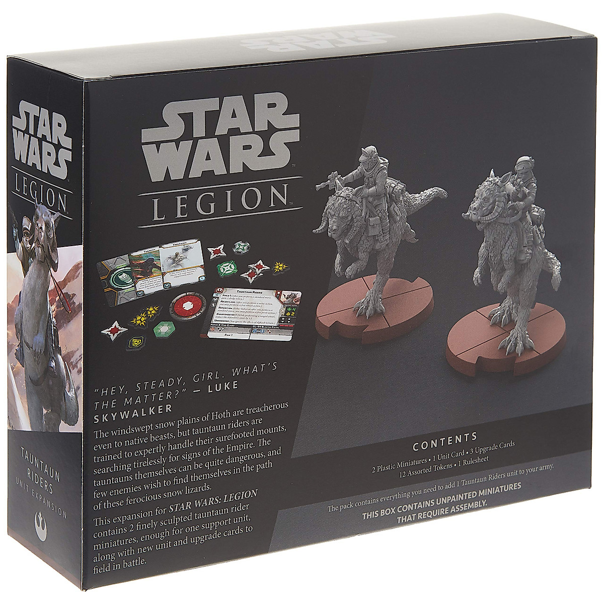 Star Wars: Legion Tauntaun Riders Unit Expansion - Ferocious Snow Lizards! Tabletop Miniatures Strategy Game for Kids and Adults, Ages 14+, 2 Players, 3 Hour Playtime, Made by Atomic Mass Games