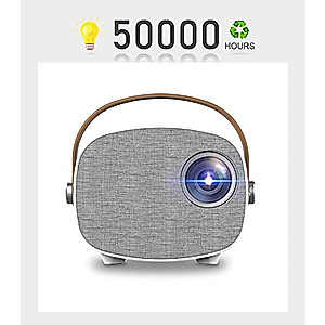 CXDTBH YG230 Mini Projector PK YG300 YG310 Portable for 1080P Video Beamer Home Theater Multiscreen Media Player Gift ( Size : Basic Version )