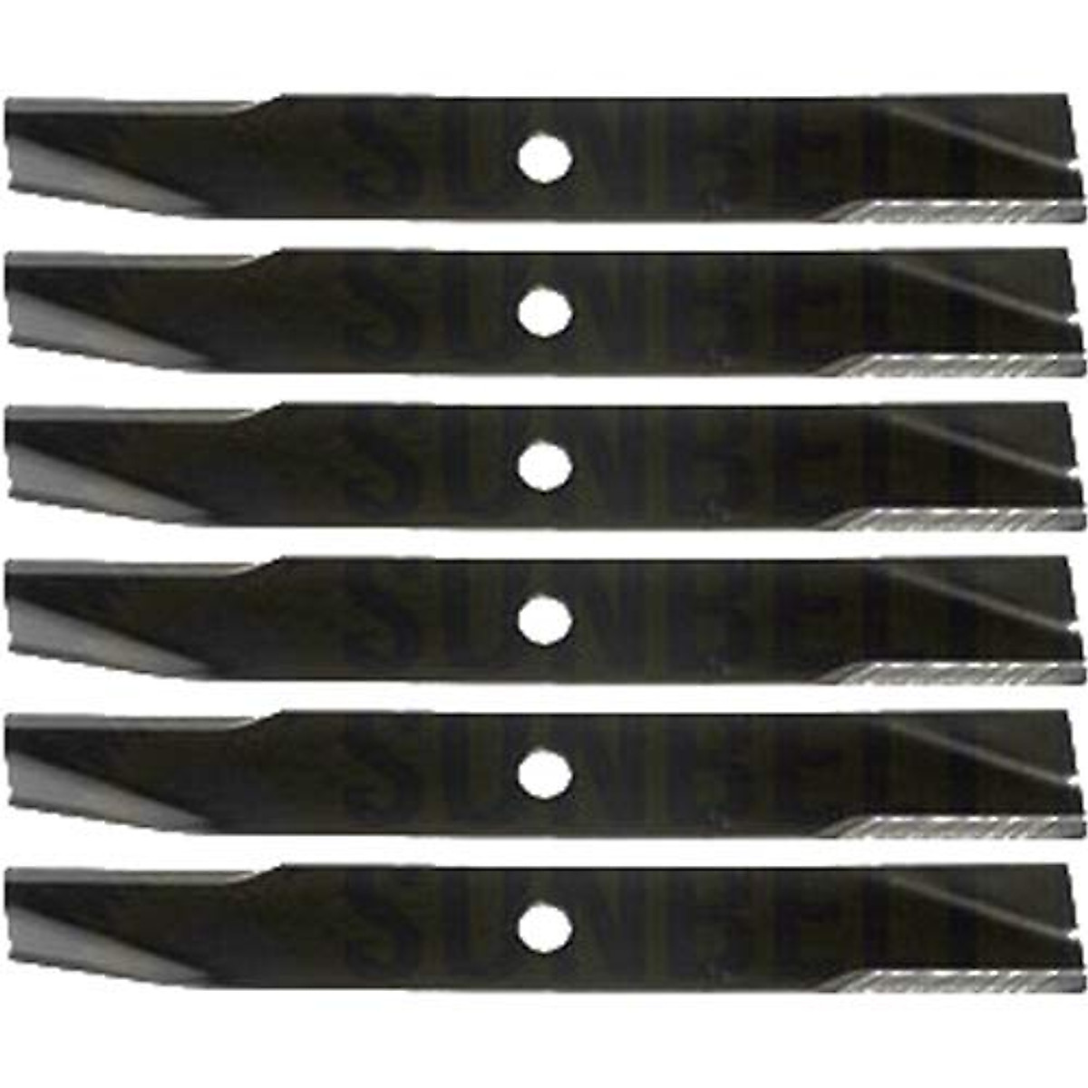 (6 Pack) Premium Medium Lift Replacement XHT Lawn Mower Blade Fits Toro/Wheel Horse 10-6637 | 16" x 2" / 0.75" Hole