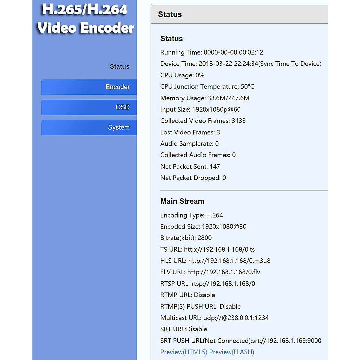 ISEEVY H.265 H.264 HDMI Video Encoder HDMI to IP Streamer for IPTV Live Stream Broadcast Support RTMP RTMPS RTSP RTP UDP HTTP FLV HLS TS SRT and Live Platforms