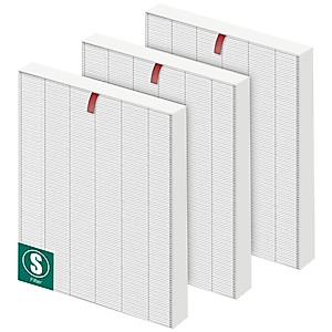 APPLIANCEMATES C545 Replacement Filter S for Winix c545 Air Purifier, Replace 1712-0096-00 2522-0058-00, 3-Pack H13 Ture HEPA Filters