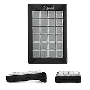X-keys Programmable USB Keypads and Keyboards (24 Key, Black and White)