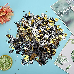 Sempoda 1 Bag Confetti,Acrylic Balloons Stars Ribbons Shape Birthday Wedding Decoration,Table Scatter Confetti Decorations for Birthday Party, Baby Shower,DIY Arts and Crafting