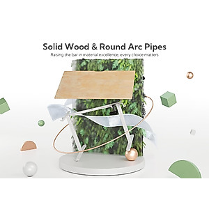 INNOVAR Solid Wood Electric Standing Desk, 55x24 Inches Adjustable Height Stand up Desk with Whole Piece Desktop, Sit Stand Home Office Desk White Frame/Nature Top