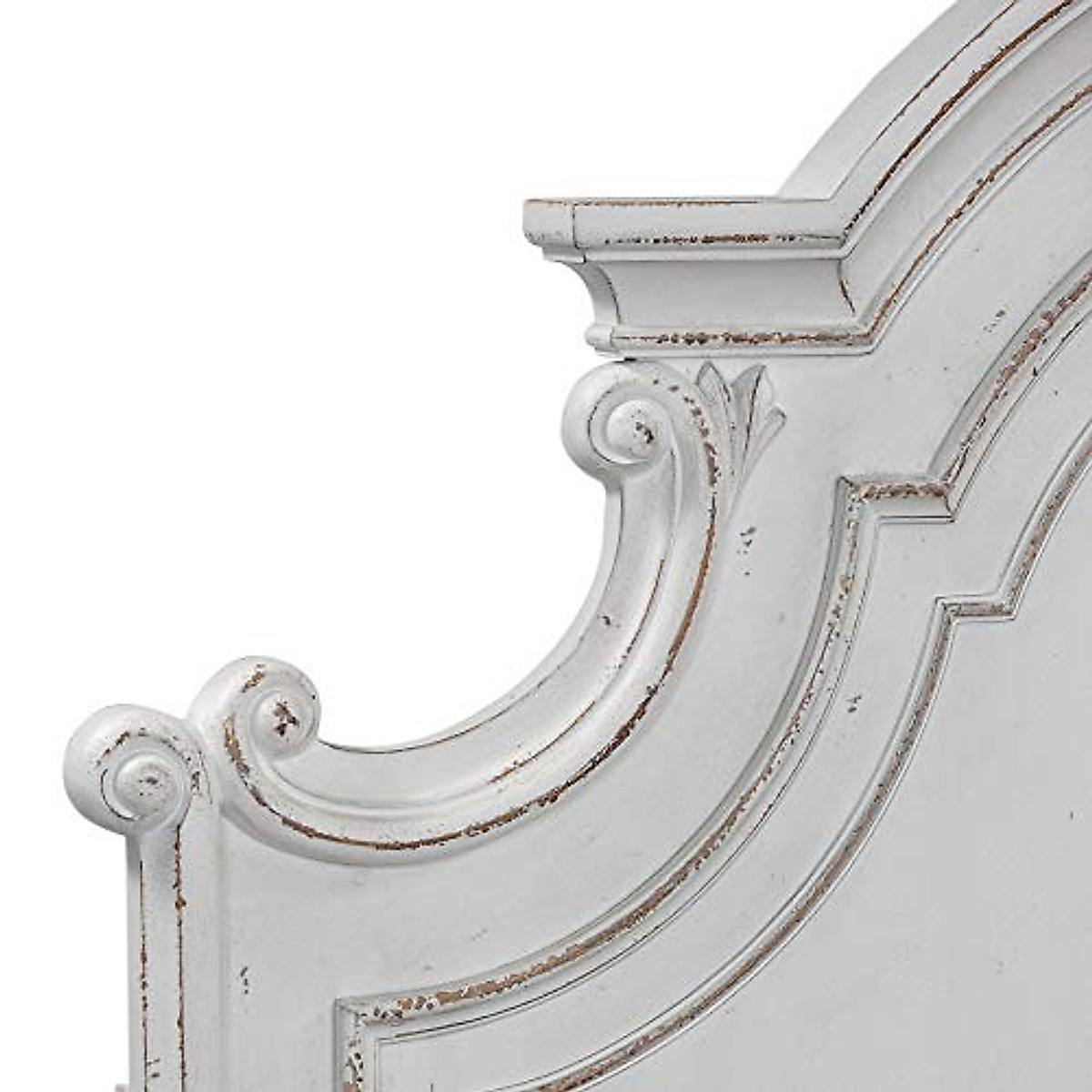 Liberty Furniture INDUSTRIES Magnolia Manor Panel Bed, Queen, Antique White