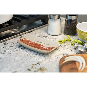 Demdaco Off The Beaten Path Sunset Orange 6 x 3.5 Stoneware Everyday Kitchen Rectangle Spoon Rest