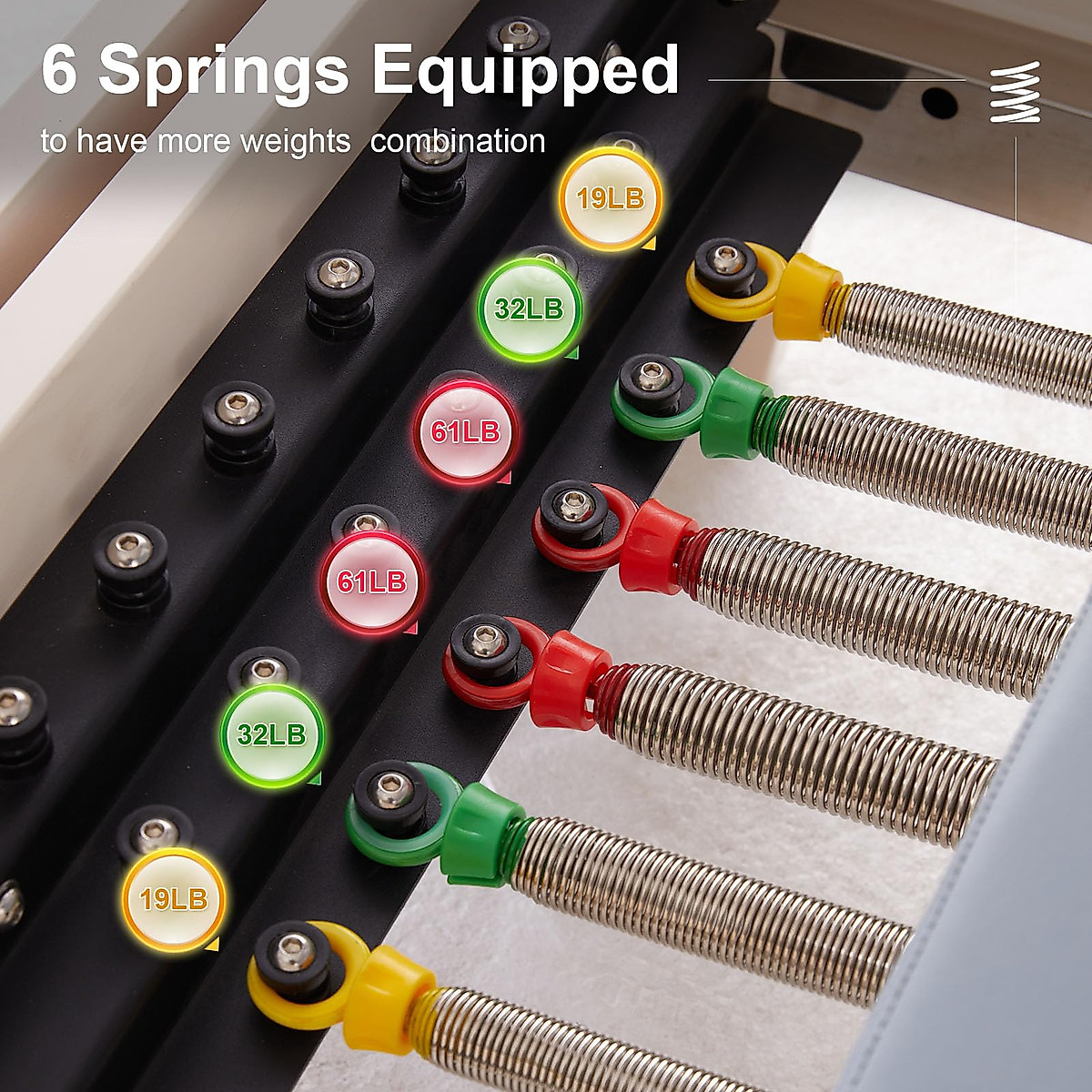 JOYRIDER Pilates Reformer Machine, Pilates Reformer Workout Machine for Home Gym Bed Yoga, Studio Grade Pilates Machine Equipment Full Body Workout -Up to 992 lbs Weight Capacity(Gray)