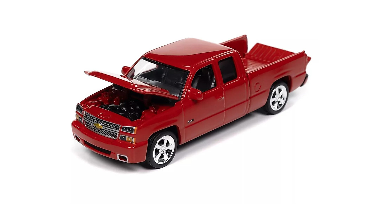 2006 Chevy Silverado SS Diecast Model Car - Red 1/64 Scale