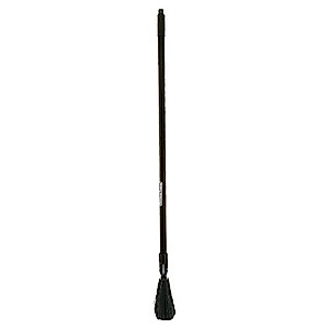 Rubbermaid Commercial 6374 7-1/2" Length x 2" Width x 35" Height, Black Color, Polypropylene Lobby Broom with Vinyl Coated Metal Handle