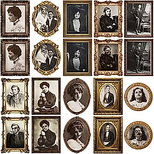 10 PCS Halloween Decoration 3D Changing Face Moving Portrait Pictures Halloween Horror Gothic Posters Scary Spooky Haunted Mansion Decor for Halloween Party House Wall Door Decoration Supplies（UNFRAMED）