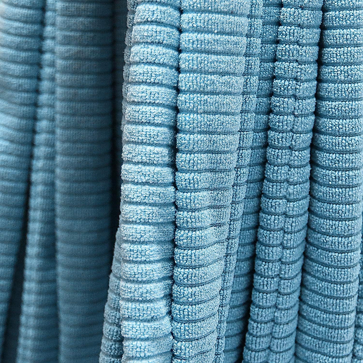 Microfiber Tube Mop Head(16 oz.), 6 Inch Headband, Loop End Commercial String Mop Head Replacement for Home, Highly Absorbent, Industrial and Commercial Use