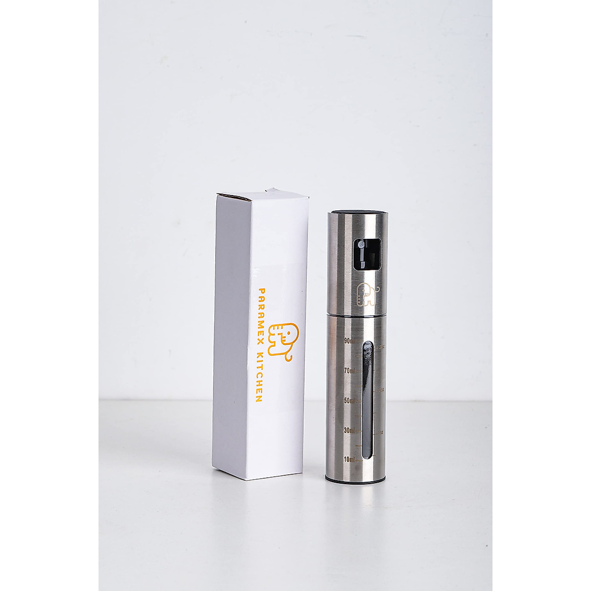 Paramex Kitchen Oil Sprayer for cooking - 100mL Stainless Steel, Multi Purpose for Air Fryer, BBQ, Grilling, Salad, Baking