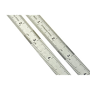 SE 6” Double-Sided Rulers in Both SAE/Metric (2-Pack) - 9266SRP