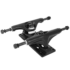 Yosoo Health Gear 2 Pack 4-8 Inch Black Aluminum Alloy Skateboard Trucks, Longboard Skateboard Trucks Surf Skate Trucks Skateboard Tool