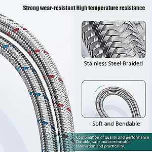 Hoimpro Height Adjustable 10.4 to 12.8 Inch Bathroom Sink Faucet,Single Handle Single Hole Vessel Sink Faucet, Bathroom Faucet,Bar Vanity Faucet with Cover Plate for 3 Hole Basin, Oil Rubbed Bronze