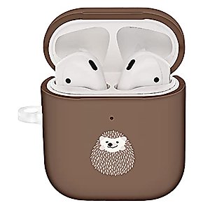 WiLLBee Mini Animal Compatible with AirPods Case Protective Hard PC Shell Cute Cover - Mini Hedgehog