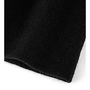 Villand 100% Merino Wool Beanie Hat for Women and Men with Gift Bag, Double-Layered Ski Cap, Knitted Wool Hat for Winter (Black)