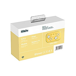 8Bitdo Lite Bluetooth Gamepad for Switch Lite, Switch & Windows (Yellow Edition)