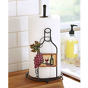 The Wine-Themed Paper Towel Holder