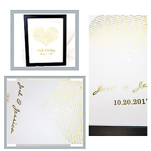 Personalized 1st Anniversary Gift For Him Or Her First Year Wedding Paper Anniversary Lyrics First Dance Song, Your Own Words, Present Wife Unique