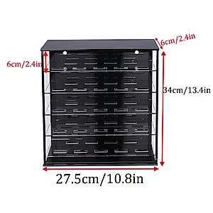 WLSANX Knife Display Stand, Pocket Knife Display Case, Pocket Knife Organizer Desktop, Knife Display Case for Wall, Acrylic Display Case Dispay Daggers, Folding Knife Organizer, Pocket Knife Holder