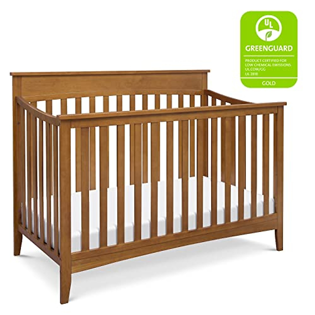 DaVinci Grove 4-in-1 Convertible Crib in Chestnut, Greenguard Gold Certified