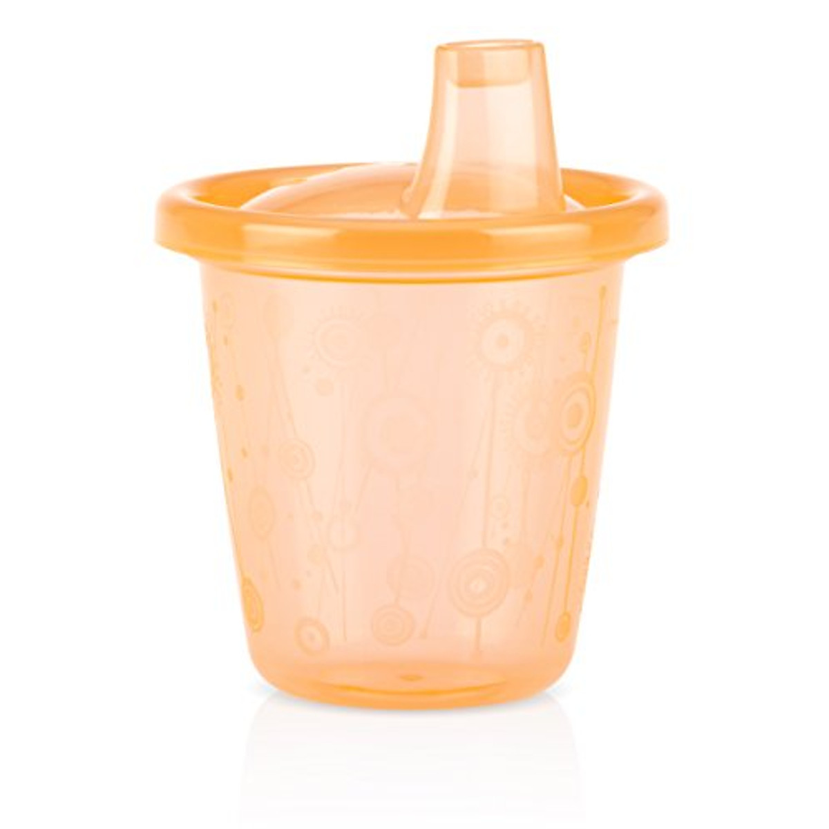 Nuby 4-Pack Wash or Toss Cups with Spout, Colors May Vary