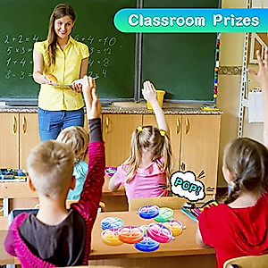 ONKULL® Pop Keychain Fidget Toys , 30 Pcs Pop Keychain Fidget Toys It for Kids Party Favors Mini Fidgets Packs Sensory Stress Relief Popper Toys Party Gift for Boys Girls Adults