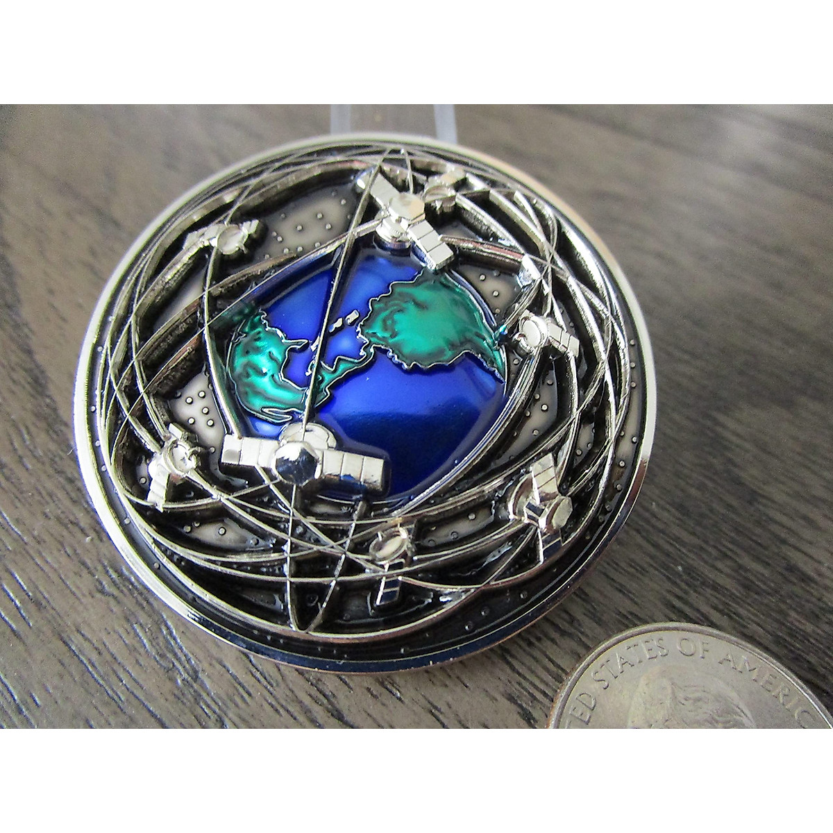 Oneworldtreasures Department of Defense NGA National Geospatial Intelligence Agency Challenge Coin.