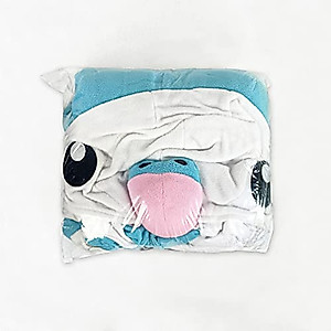 seewavom Budgie Kigurumi Adult Cartoon Onesie Halloween Christmas Costumes One Piece Footed Sleepwear Homewear Blue