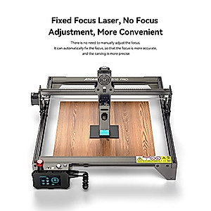 ATOMSTACK Laser Engraver S10 Pro, 10W Output Power Engraving Cutting Machine with 0.06 * 0.08mm Dual Compressed Spot for Wood and Metal, Acrylic, Leather, Black