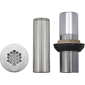 Moen 123816BN Grid Strainer Drain without Overflow for Bathroom Sinks, Brushed Nickel