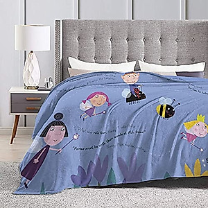 ARHONG Ben & Holly'S Little Kingdom Ultra-Soft Micro Fleece Blanket Home Decor Throw Lightweight for Couch Bed Sofa 50"X40"